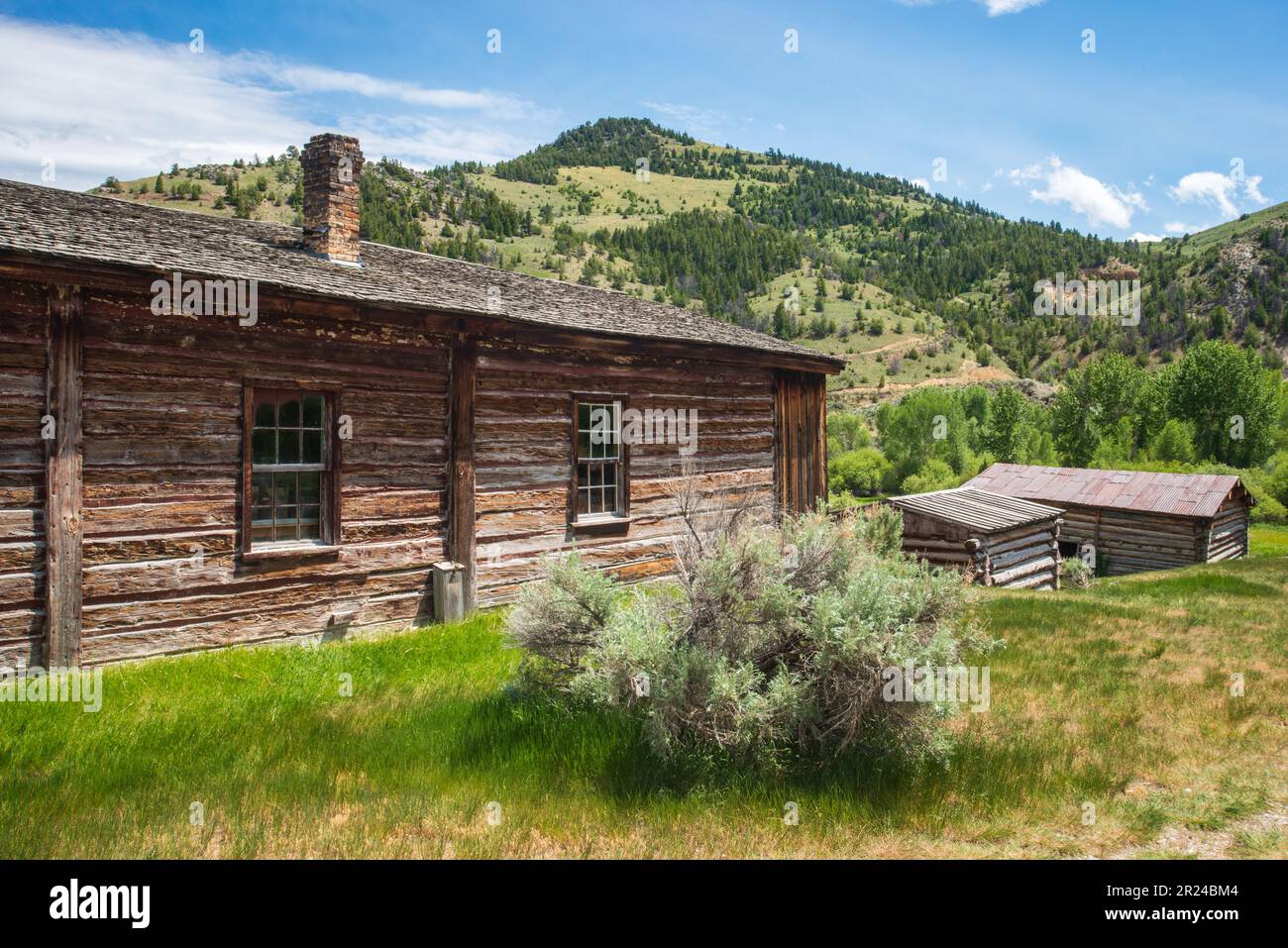 Bannack State Park ghost town in Beaverhead County, Montana Stock Photo ...
