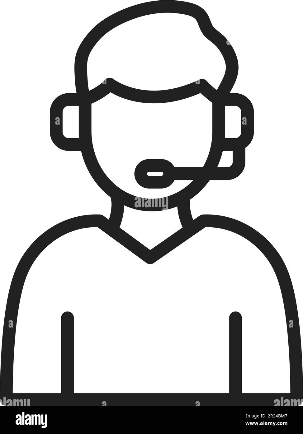 Customer Service icon vector image Stock Vector Image & Art - Alamy