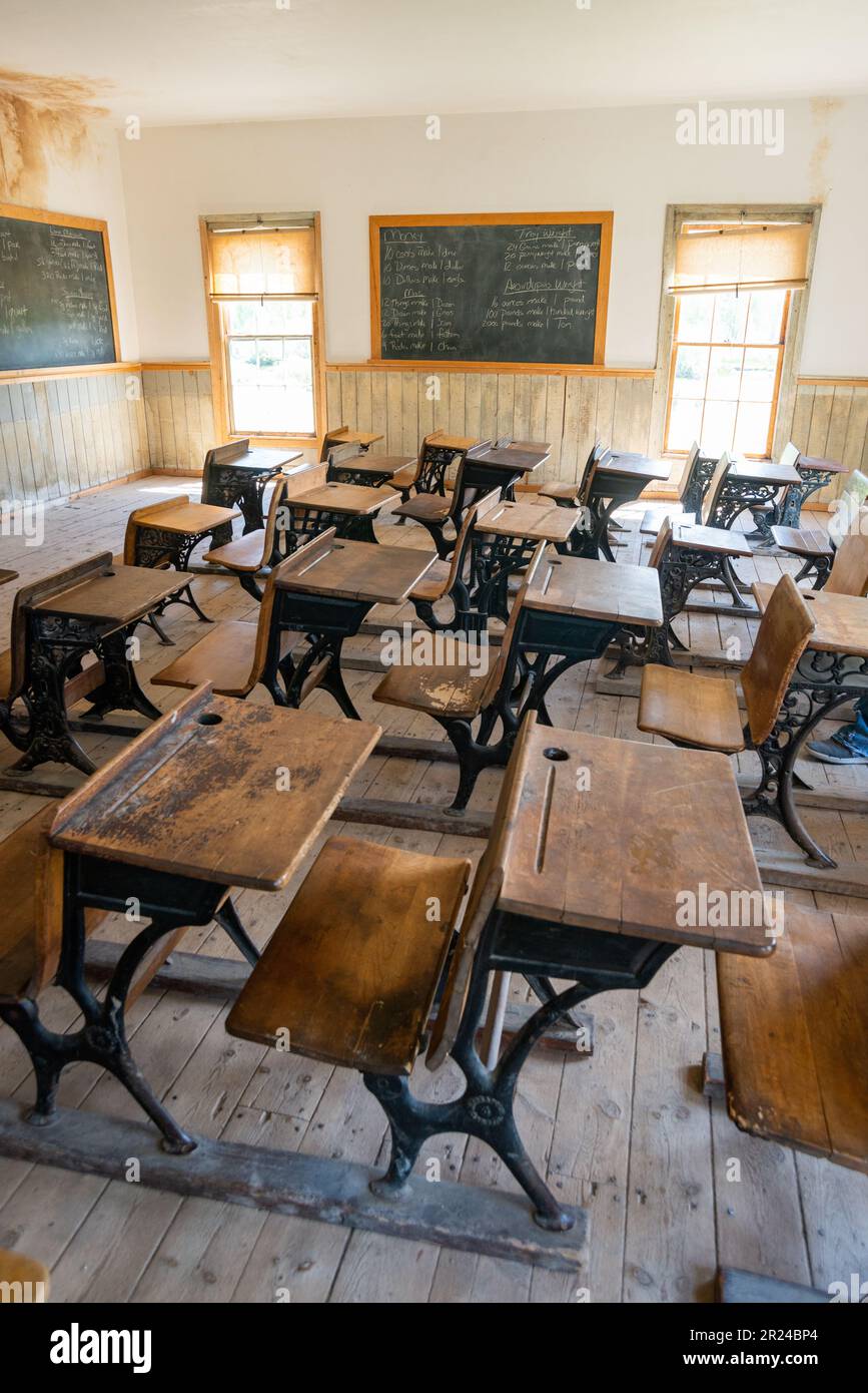 Bannack State Park ghost town in Beaverhead County, Montana Stock Photo ...