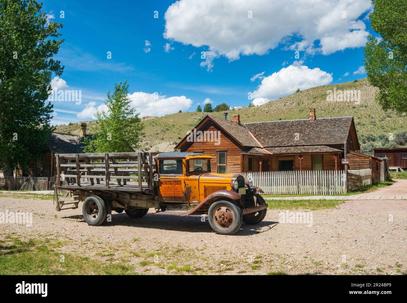 Bannack State Park ghost town in Beaverhead County, Montana Stock Photo ...