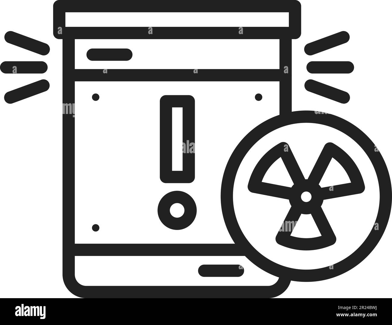 Dangerous Goods icon vector image Stock Vector Image & Art - Alamy