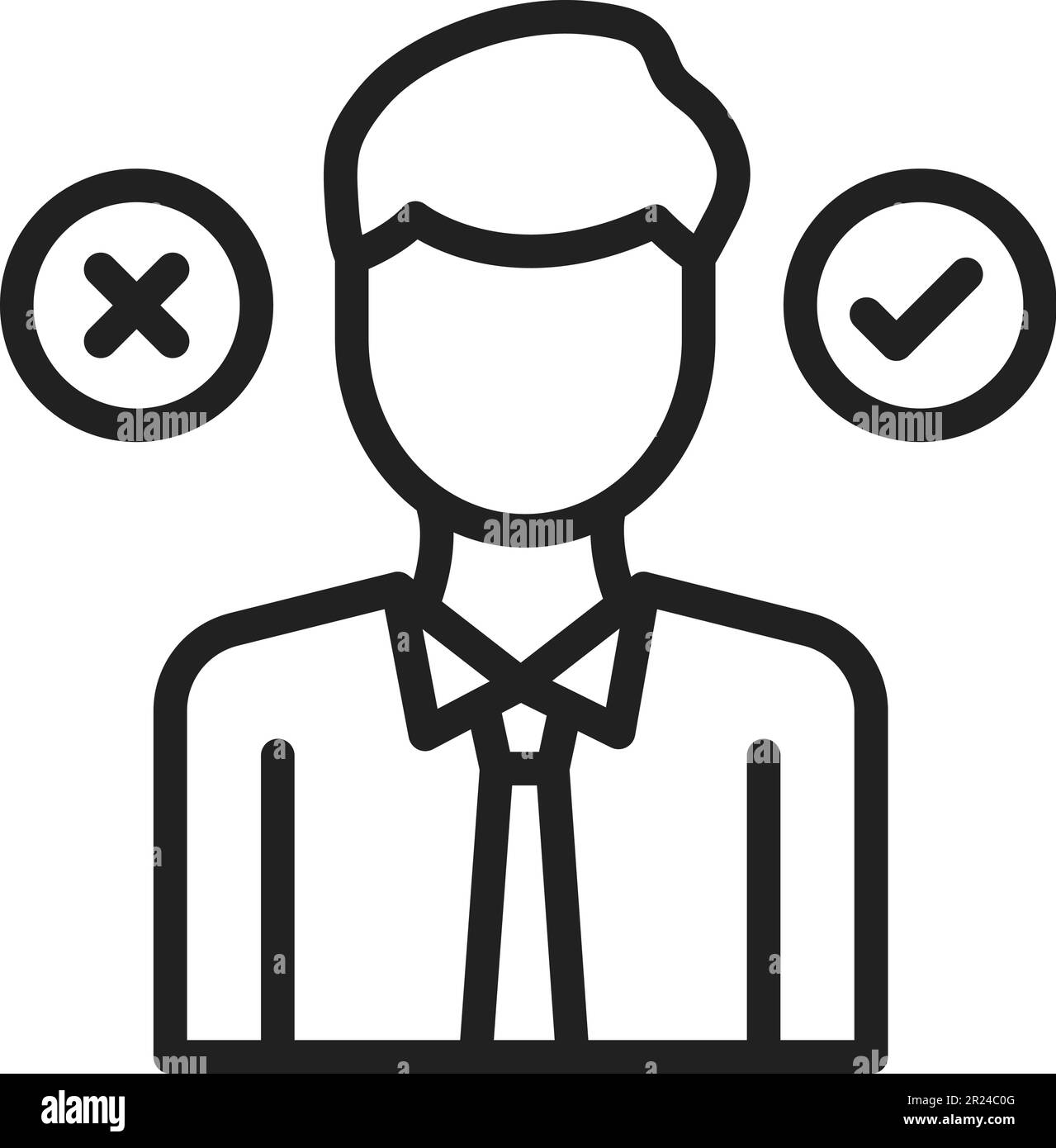 Decision Making icon vector image Stock Vector Image & Art - Alamy