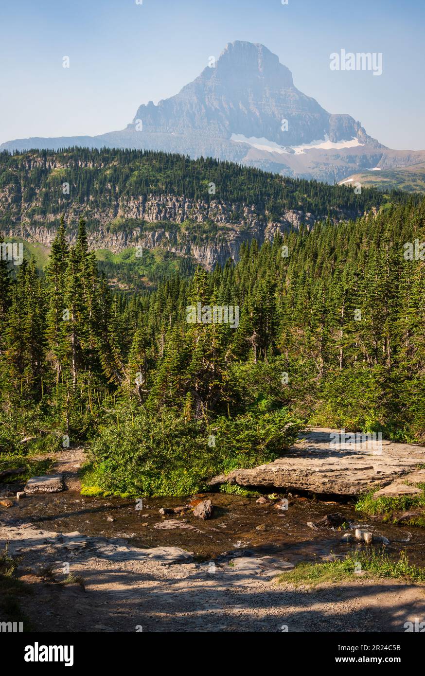 Hidden Lake Overlook, Glacier National Park in Montana Stock Photo - Alamy