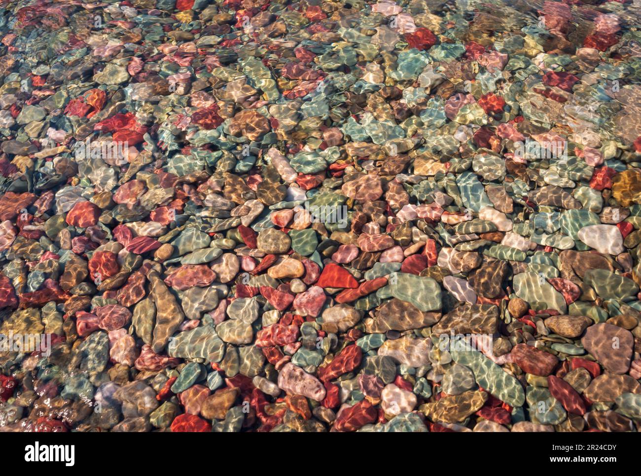 Saint Mary Lake in Glacier National Park Stock Photo - Alamy