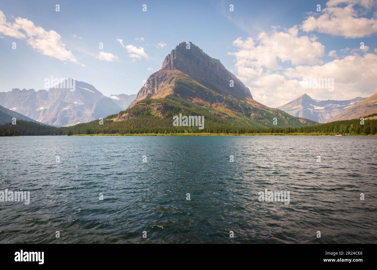 St. Mary Lake at Glacier National Park in Montana Stock Photo - Alamy