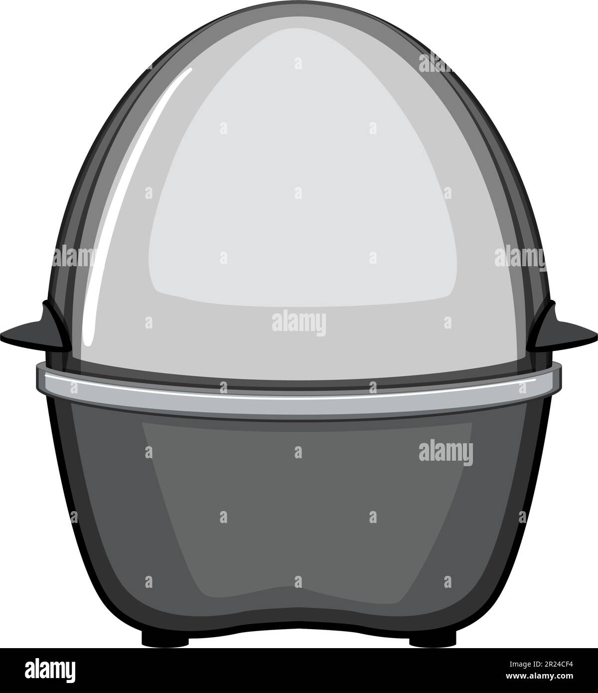 meal egg cooker cartoon vector illustration Stock Vector Image & Art ...