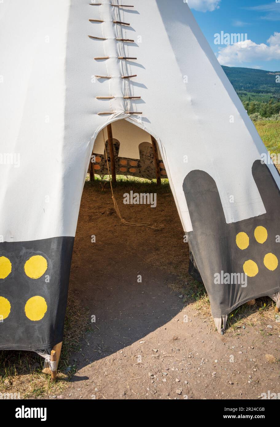The Painted Native American Teepees Saint Mary Lodge Resort Saint Marys ...