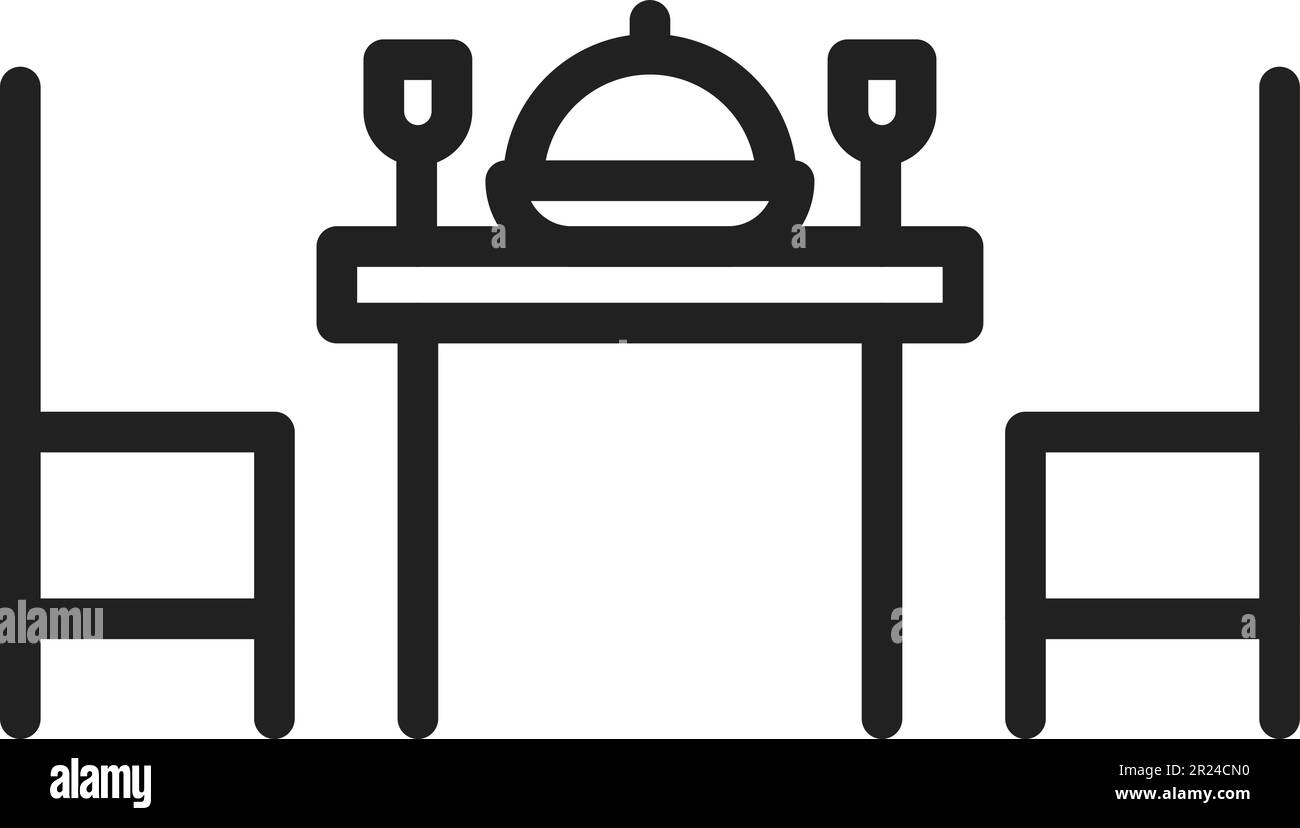 Dinner icon vector image Stock Vector Image & Art - Alamy