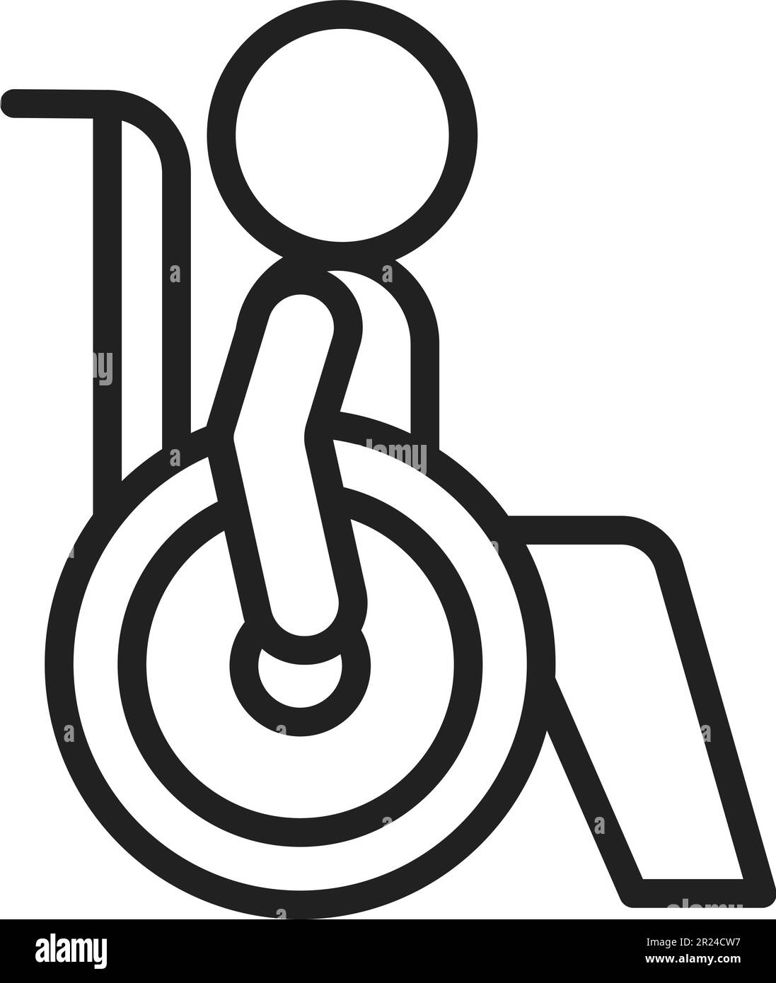 Disabled icon vector image Stock Vector Image & Art - Alamy