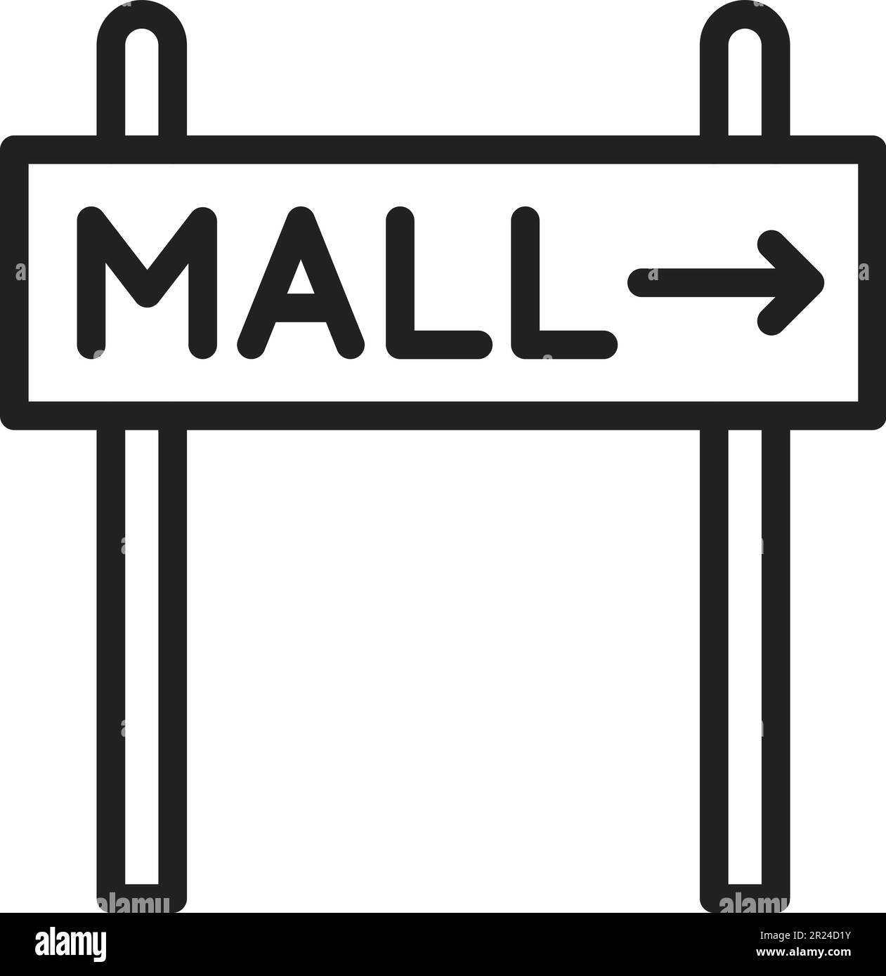 Direction Sign icon vector image Stock Vector Image & Art - Alamy