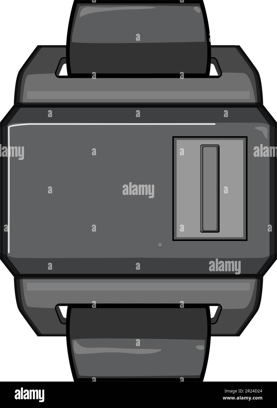 health heart rate monitor cartoon vector illustration Stock Vector ...