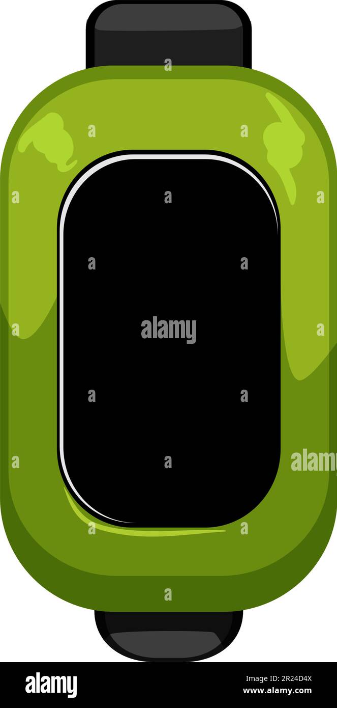 technology heart rate monitor cartoon vector illustration Stock Vector ...