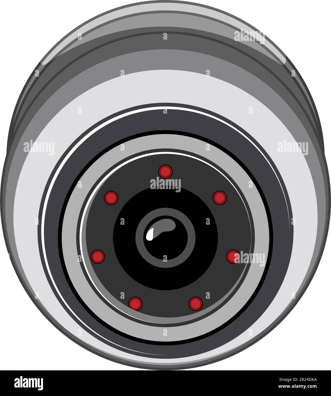 cctv ip camera cartoon vector illustration Stock Vector Image & Art - Alamy