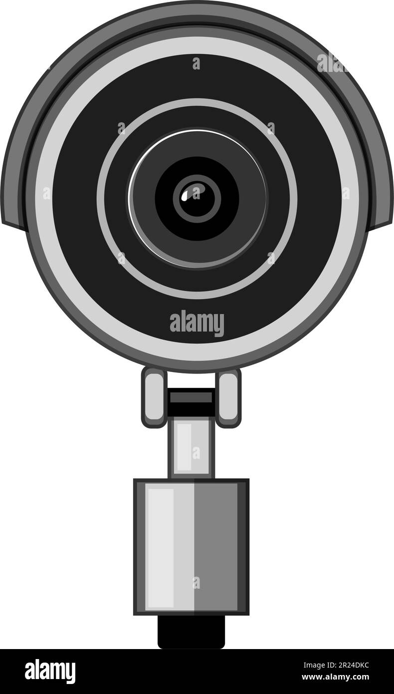 system ip camera cartoon vector illustration Stock Vector Image & Art ...