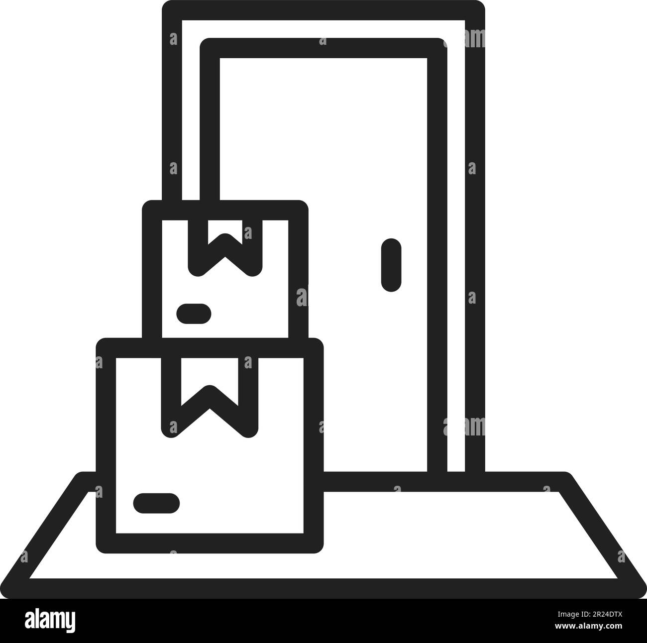 Door Delivery icon vector image Stock Vector Image & Art - Alamy