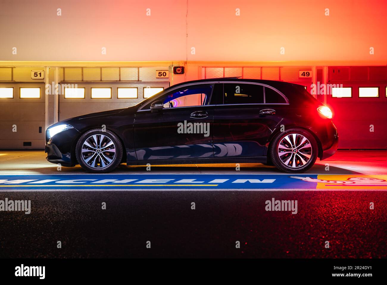 Mercedes f1 stars car hi-res stock photography and images - Alamy