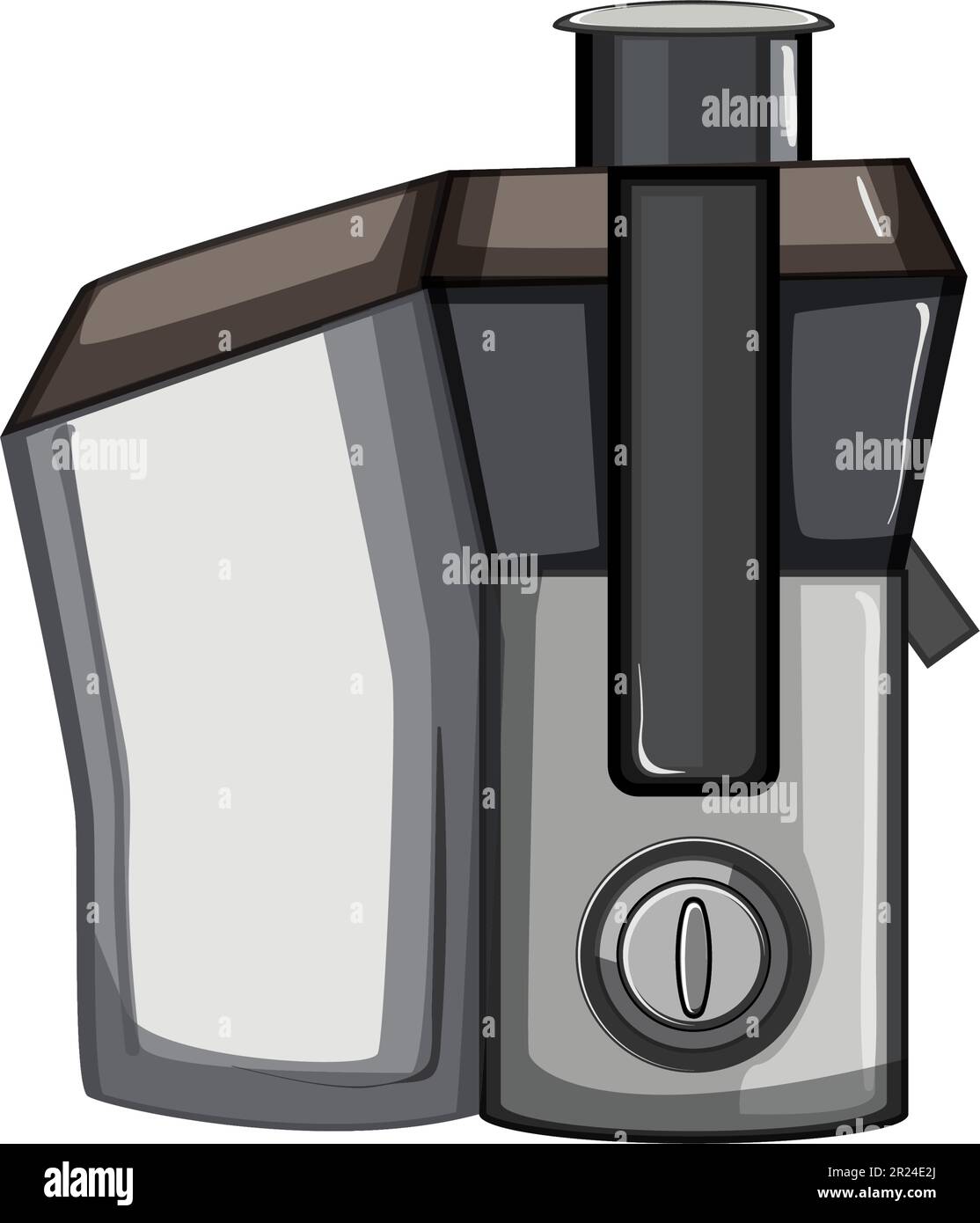 fruit juicer kitchen cartoon vector illustration Stock Vector Image ...