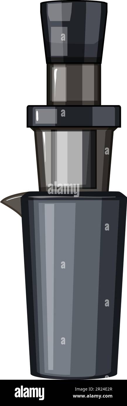 healthy juicer kitchen cartoon vector illustration Stock Vector Image ...