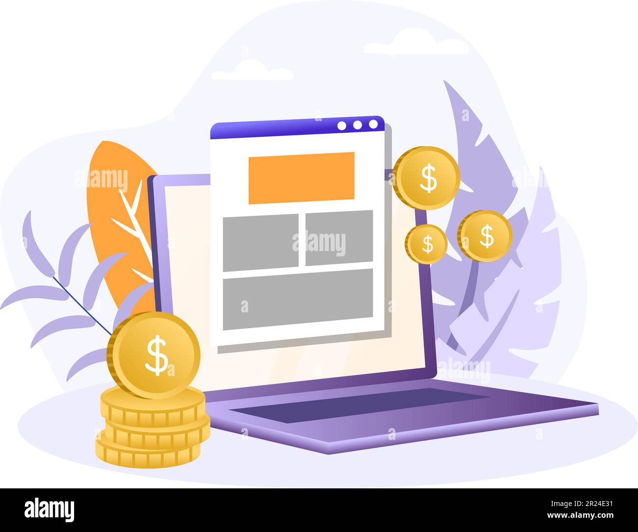 Paid articles Stock Vector Images - Alamy
