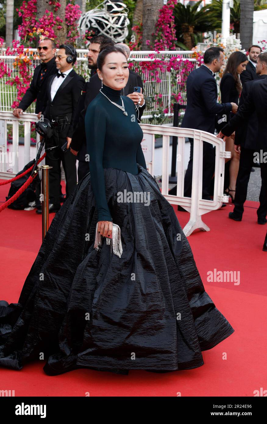 Gong Li attends the 'Jeanne du Barry' premiere and opening ceremony ...