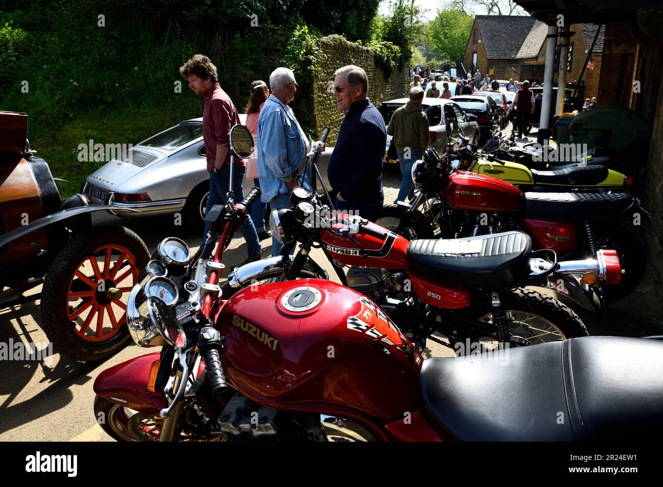Motorcycle Static Display at Hook Norton Brewery Oxfordshire 14 th May ...