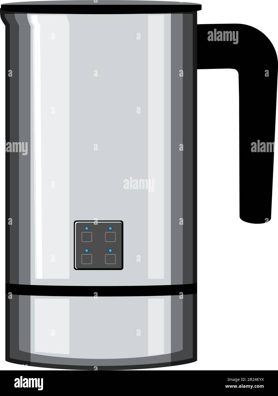 mixer milk frother cartoon vector illustration Stock Vector Image & Art ...