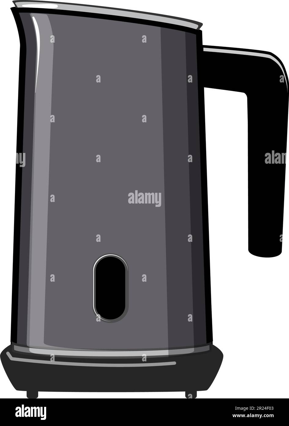 foamer milk frother cartoon vector illustration Stock Vector Image ...