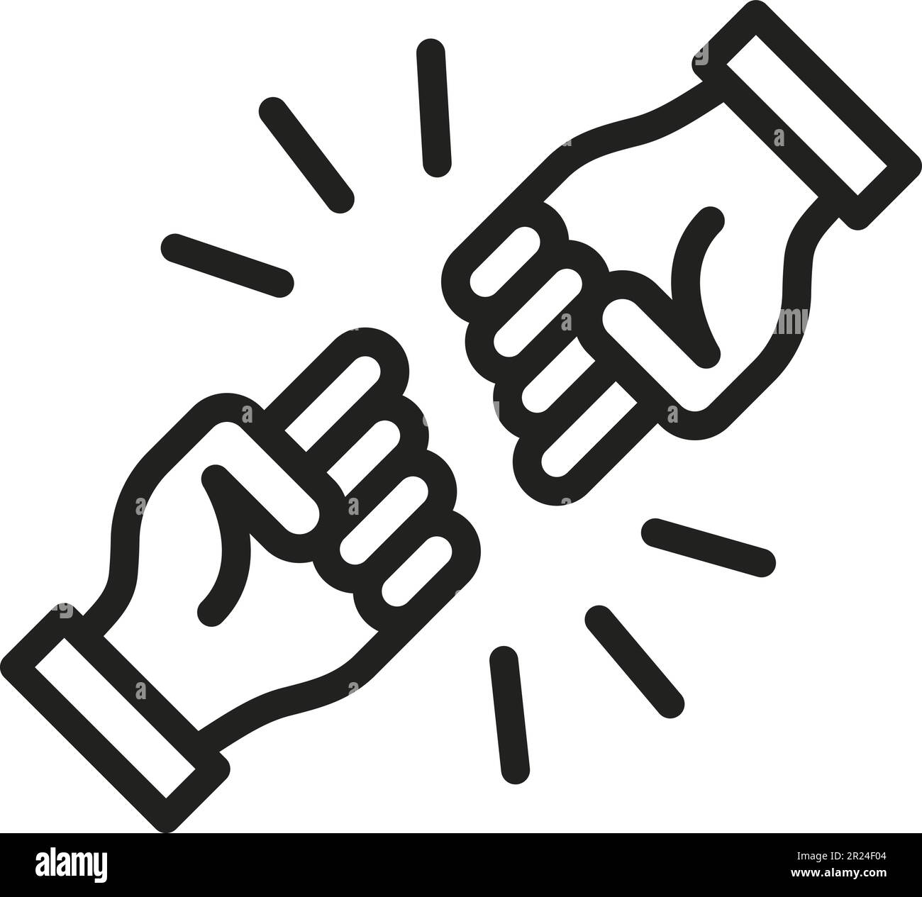 Fighting icon vector image Stock Vector Image & Art - Alamy