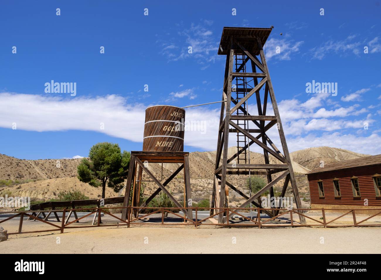Oasys Mini Hollywood, Tabernas desert, Andalucía,Spain Stock Photo - Alamy