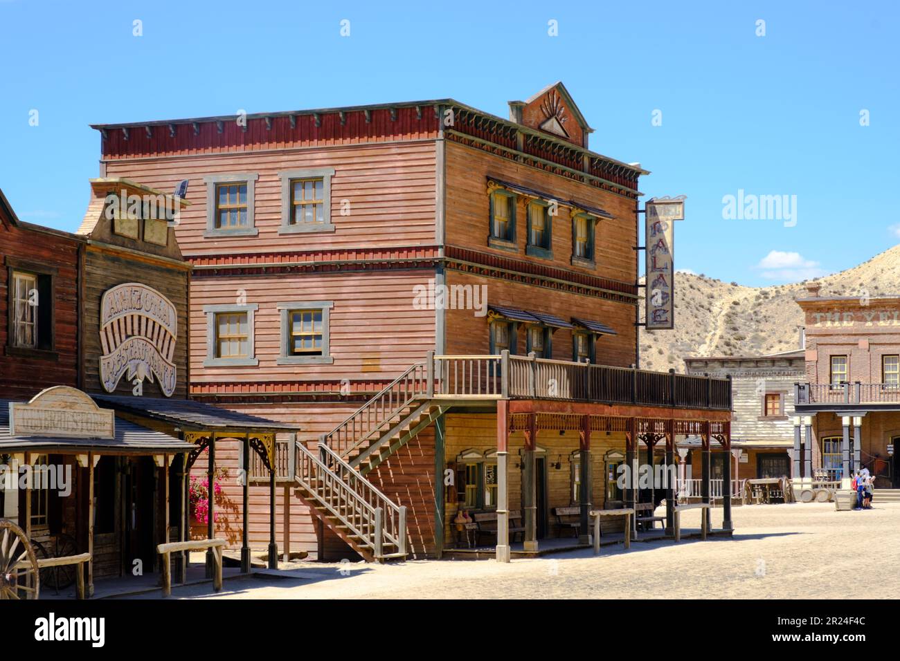 Oasys Mini Hollywood, Tabernas desert, Andalucía,Spain Stock Photo - Alamy