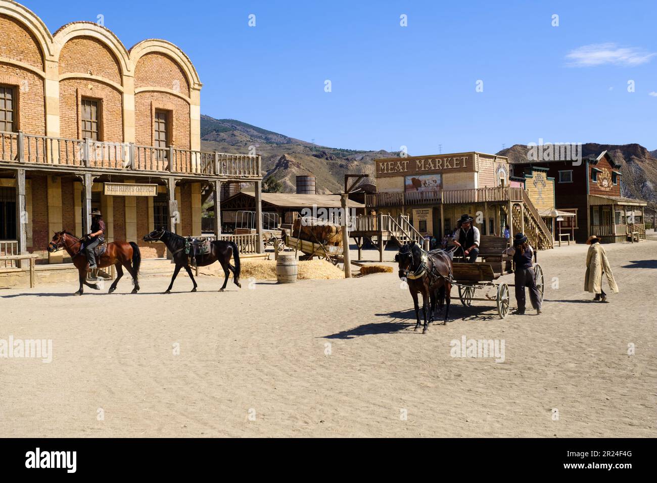 Oasys Mini Hollywood, Tabernas desert, Andalucía,Spain Stock Photo - Alamy
