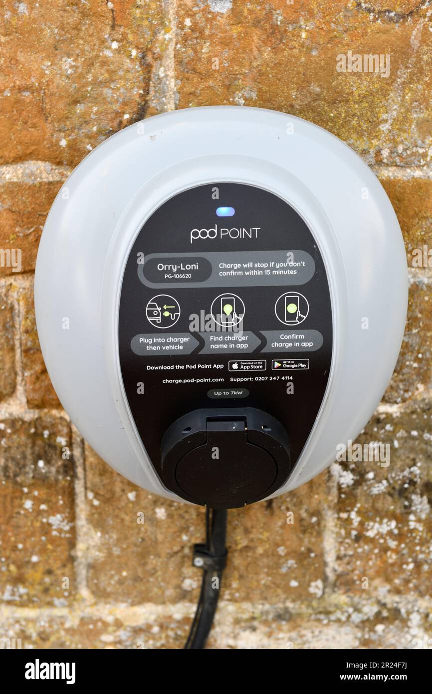 Electric Pod Point for charging electric cars 2023 Stock Photo - Alamy