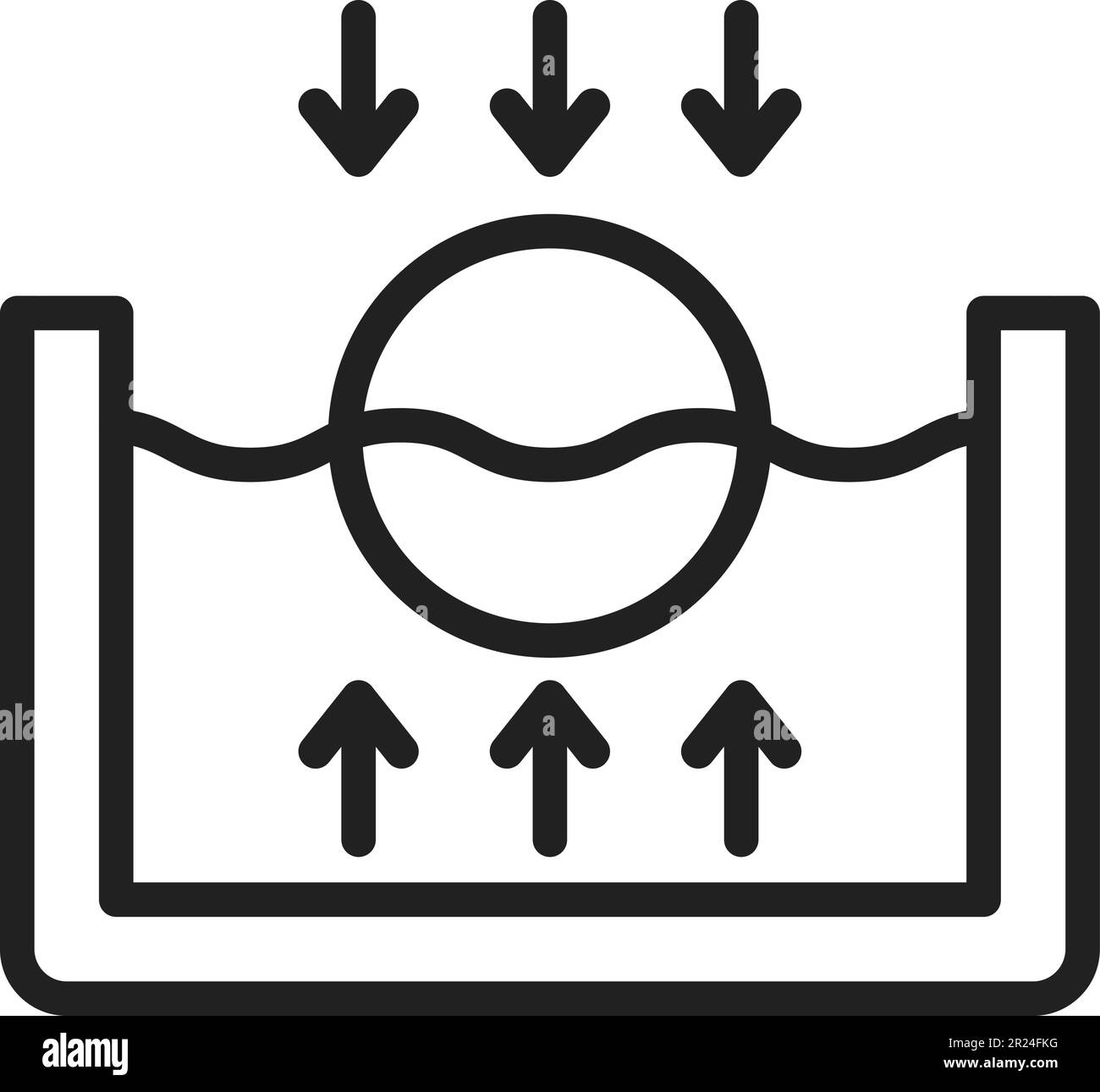 Float icon vector image Stock Vector Image & Art - Alamy