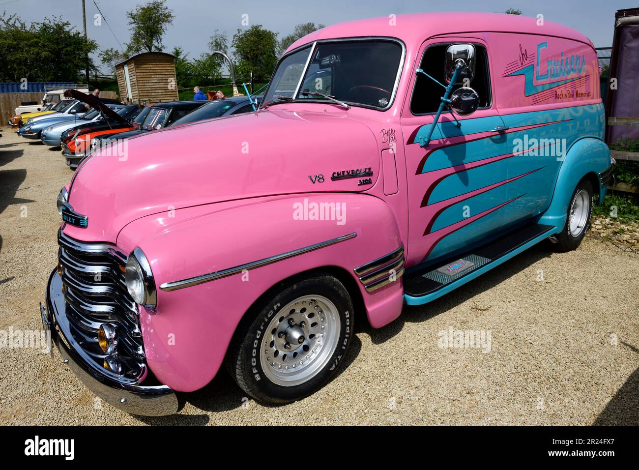 Chevrolet V8 3100 Truck parked in a Static Display at Hook Norton ...
