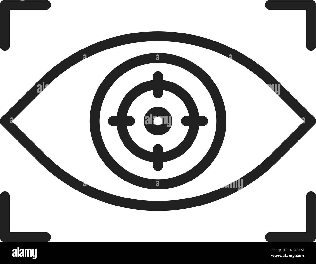 Focus icon vector image Stock Vector Image & Art - Alamy