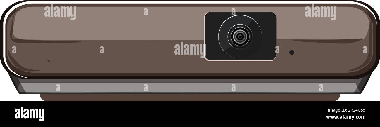 presentation projector video cartoon vector illustration Stock Vector ...