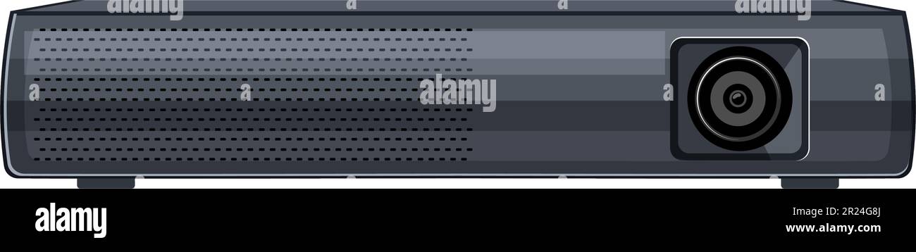 projection projector video cartoon vector illustration Stock Vector ...