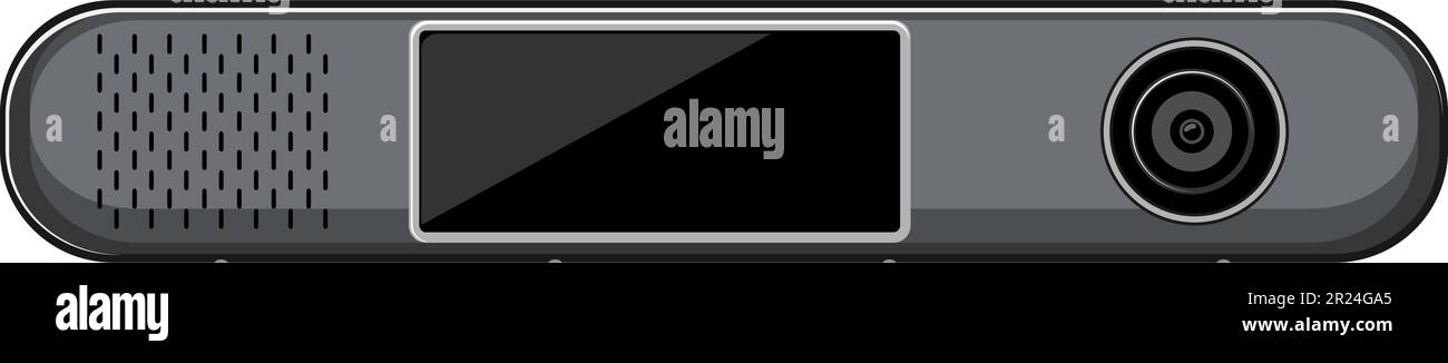 business projector video cartoon vector illustration Stock Vector Image ...