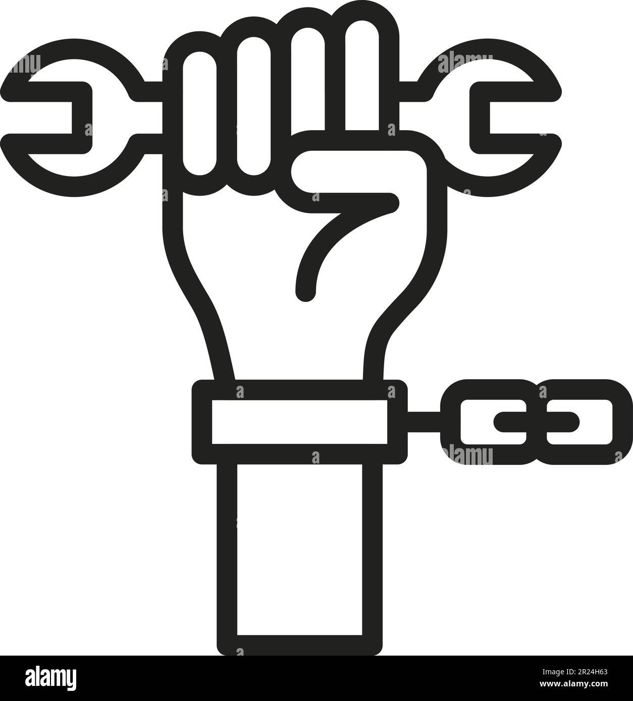 Forced Labour icon vector image Stock Vector Image & Art - Alamy