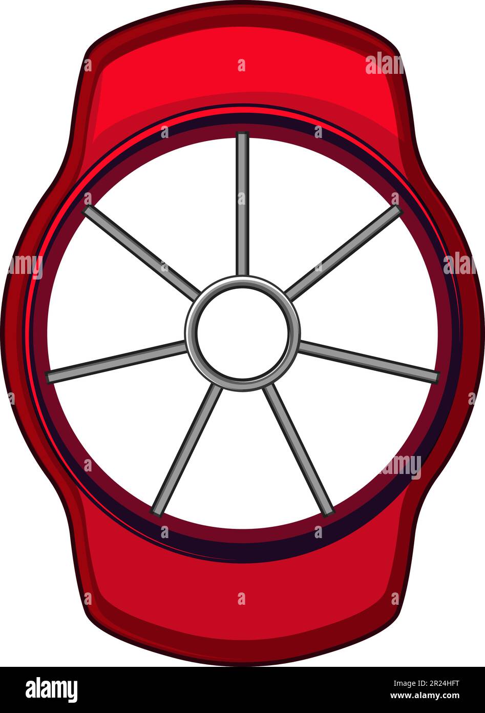 slicing slicer food cartoon vector illustration Stock Vector Image ...