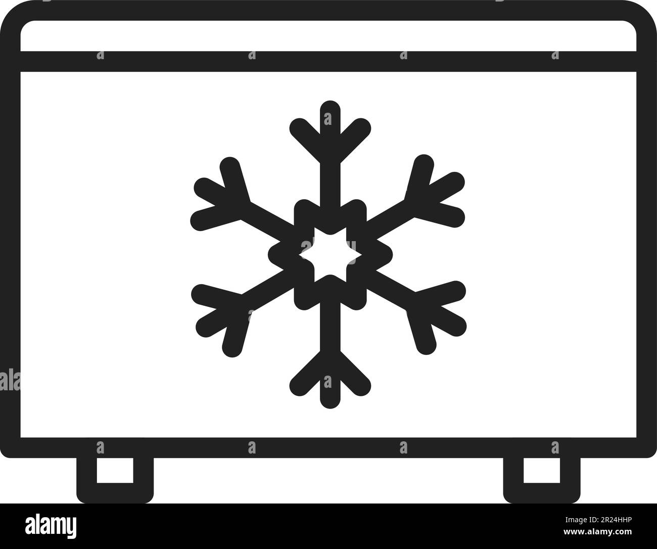 Freezer icon vector image Stock Vector Image & Art - Alamy