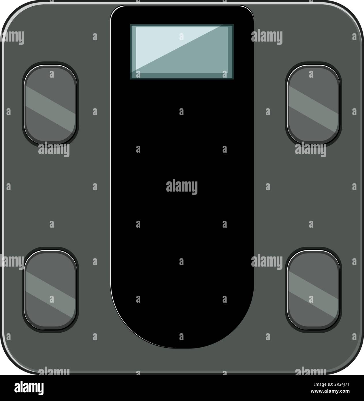 fitness smart weights cartoon vector illustration Stock Vector Image ...