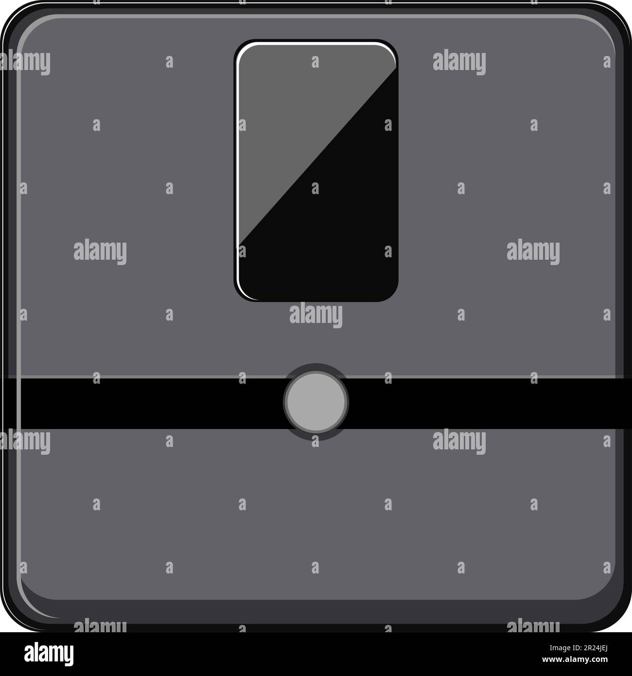 digital smart weights cartoon vector illustration Stock Vector Image ...