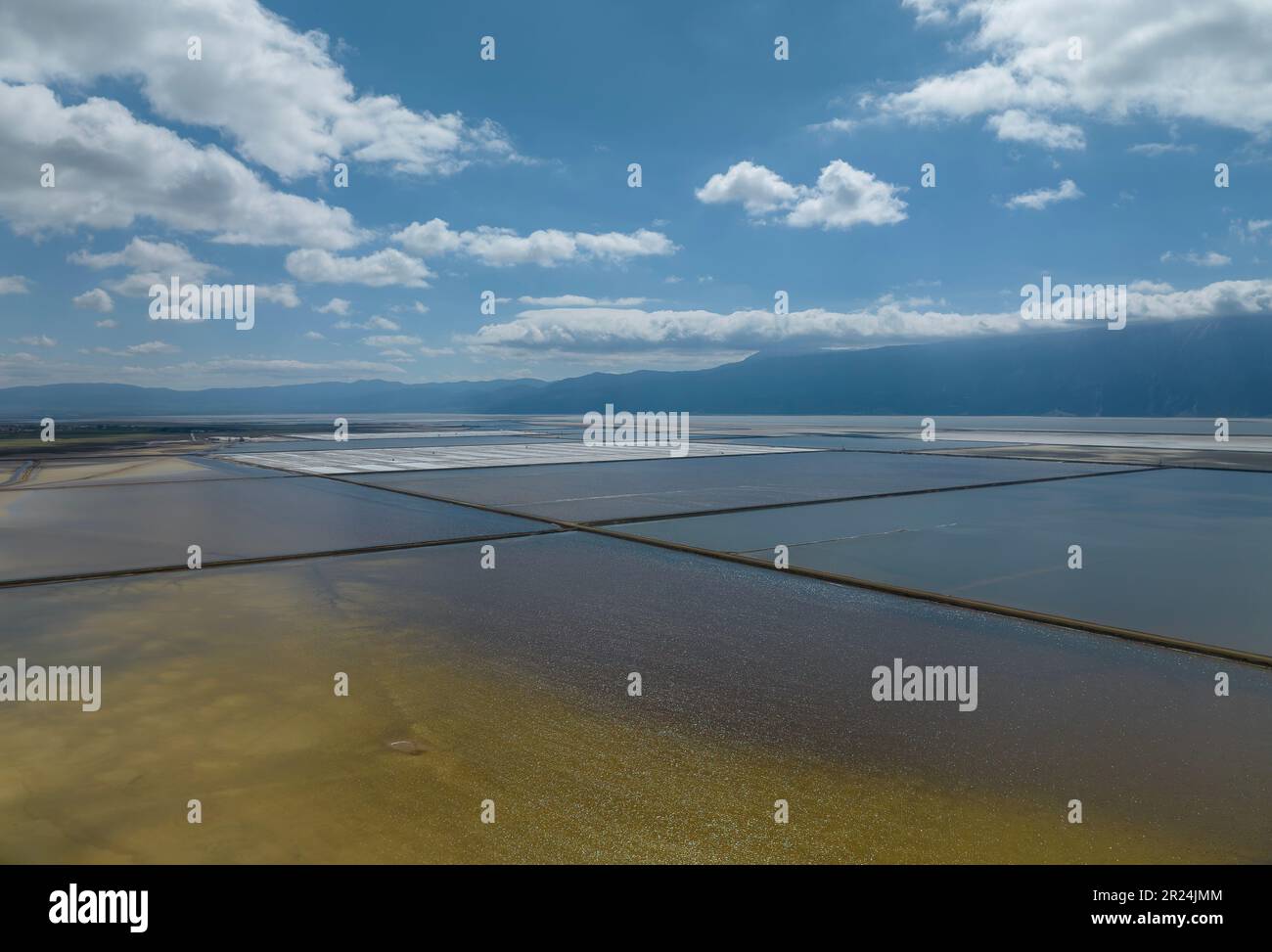 Aerial view of Acigol Lake, Denizli Turkey Stock Photo - Alamy