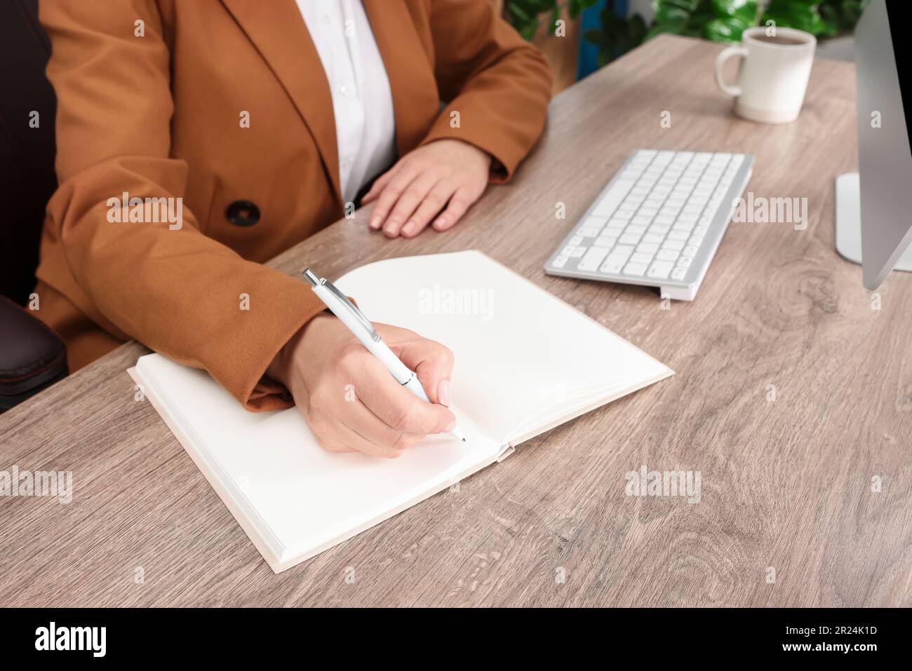 Lady boss working near hi-res stock photography and images - Alamy
