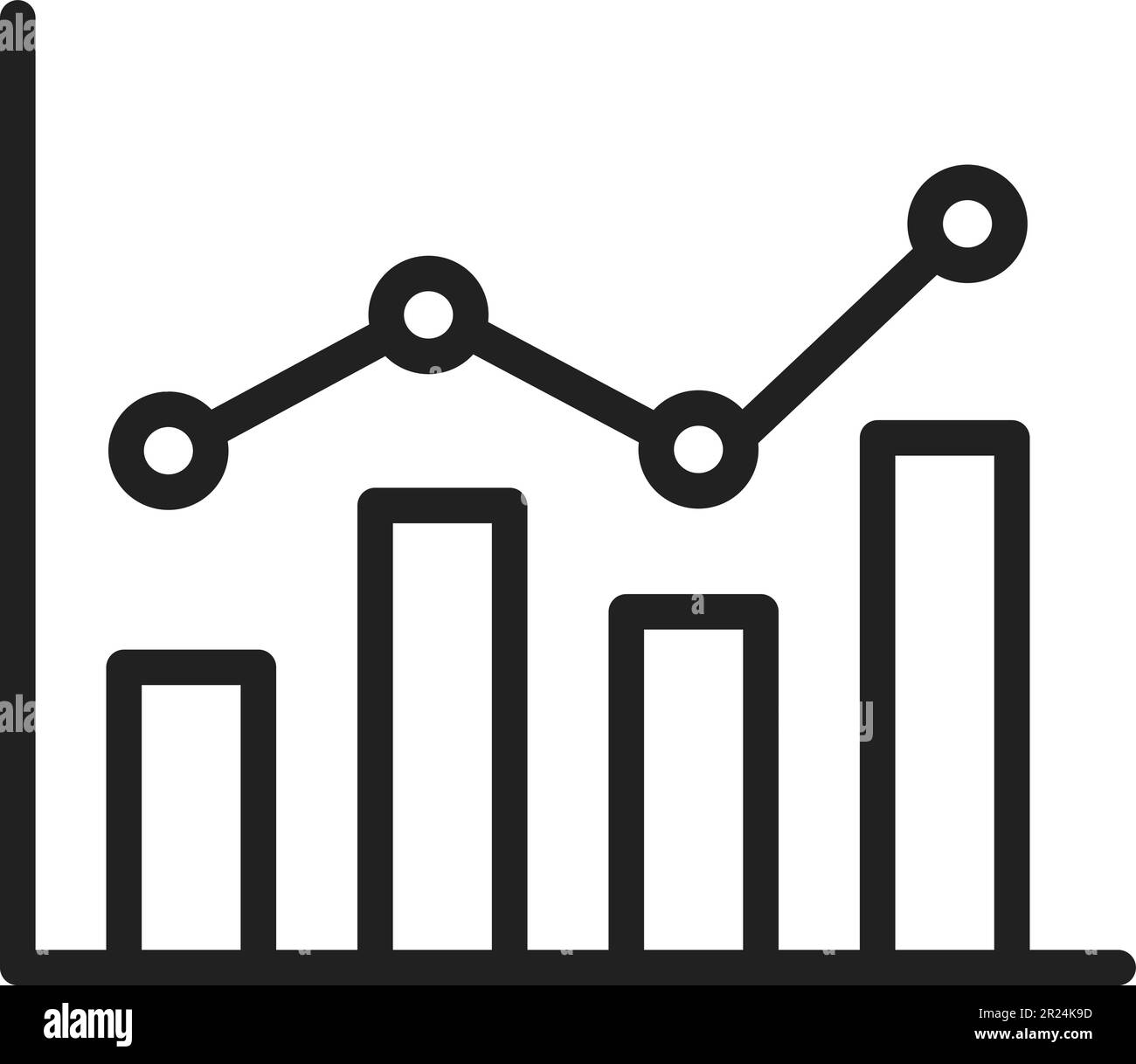 Graph icon vector image Stock Vector Image & Art - Alamy
