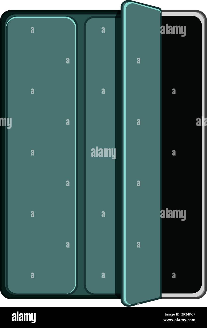 computer tablet case cartoon vector illustration Stock Vector Image ...