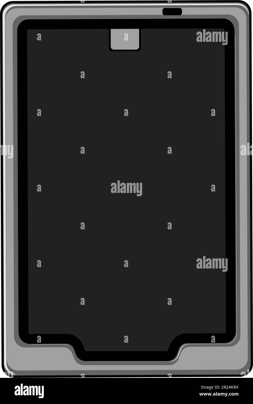 device tablet case cartoon vector illustration Stock Vector Image & Art ...