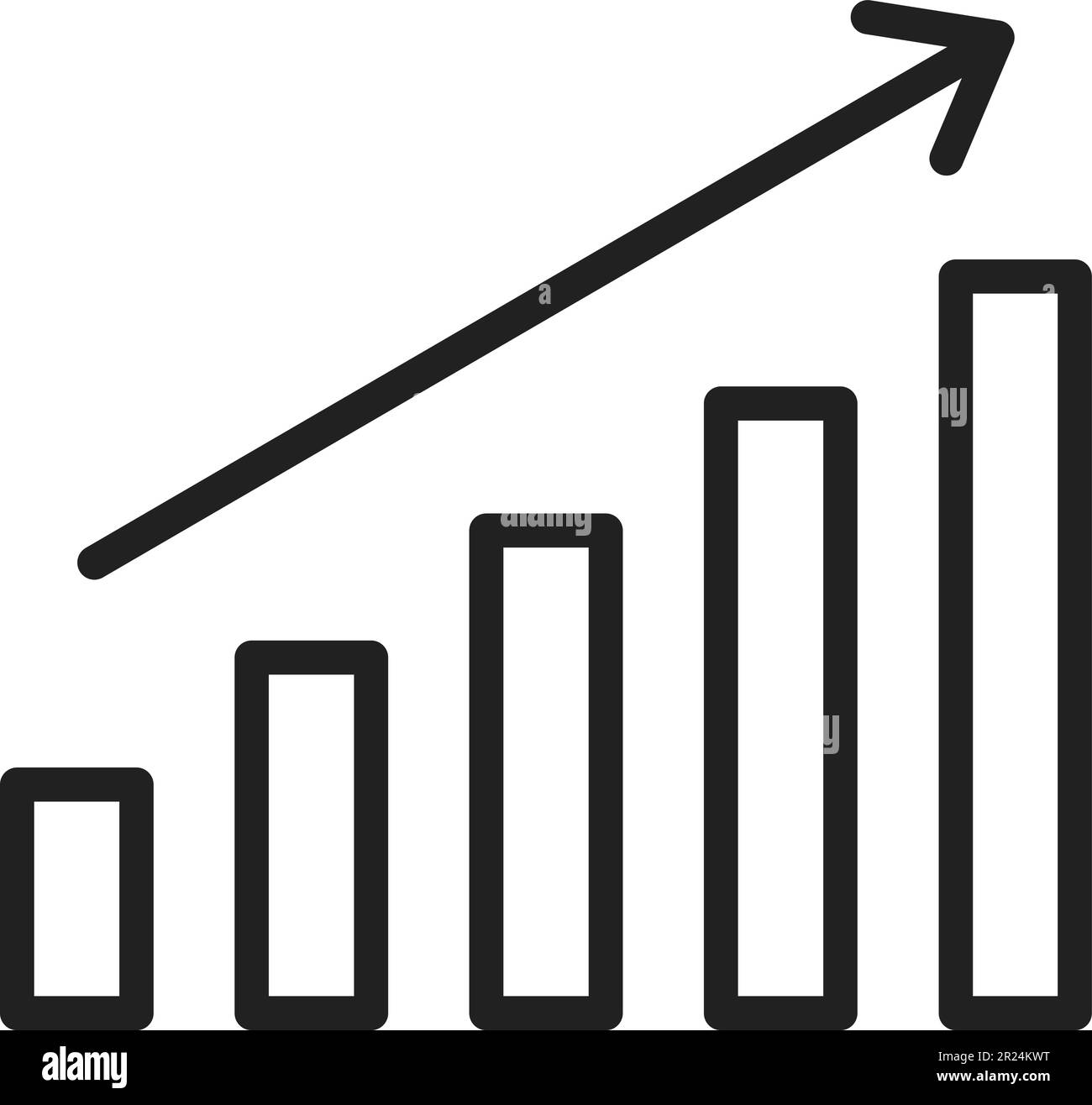 Growth icon vector image Stock Vector Image & Art - Alamy