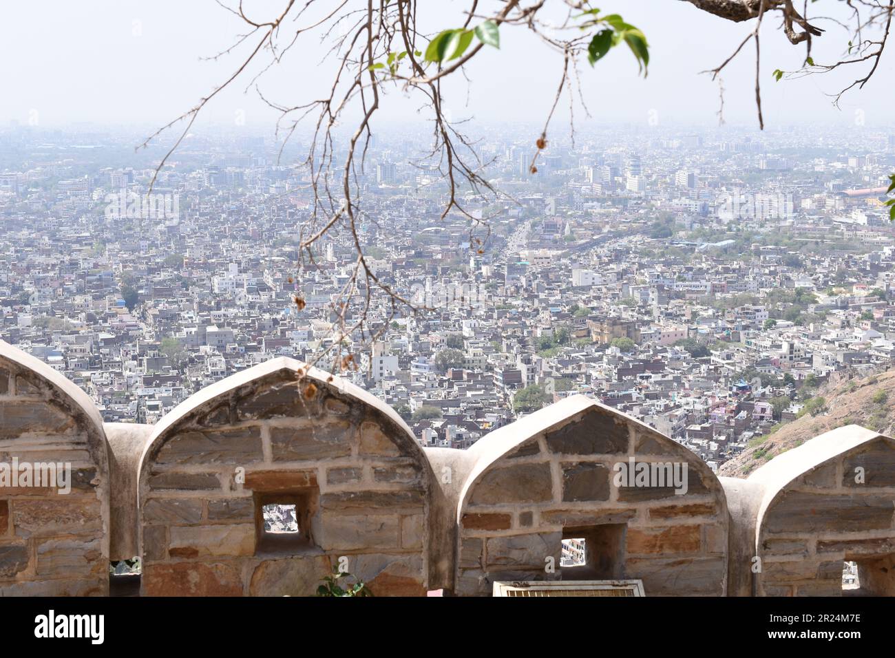 View of the City of Jaipur from Nahargarh Fort Stock Photo - Alamy
